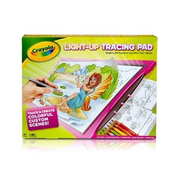 Toys | Crayola Light Up Tracing Pad Pink | Poshmark